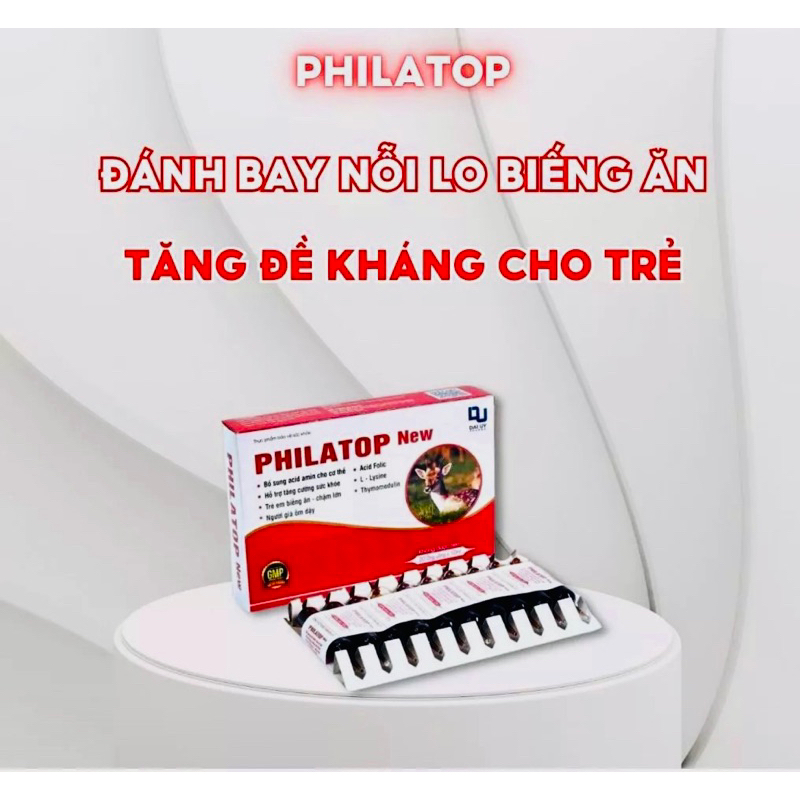 PHILATOP NEW ống thuỷ tinh giúp tăng đề kháng,giúp trẻ hết biếng ăn ...