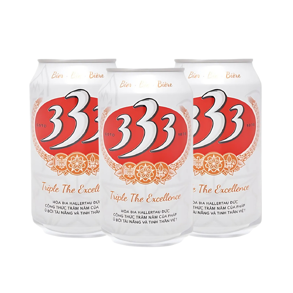 Thùng 24 lon bia 333 330ml | Shopee Việt Nam
