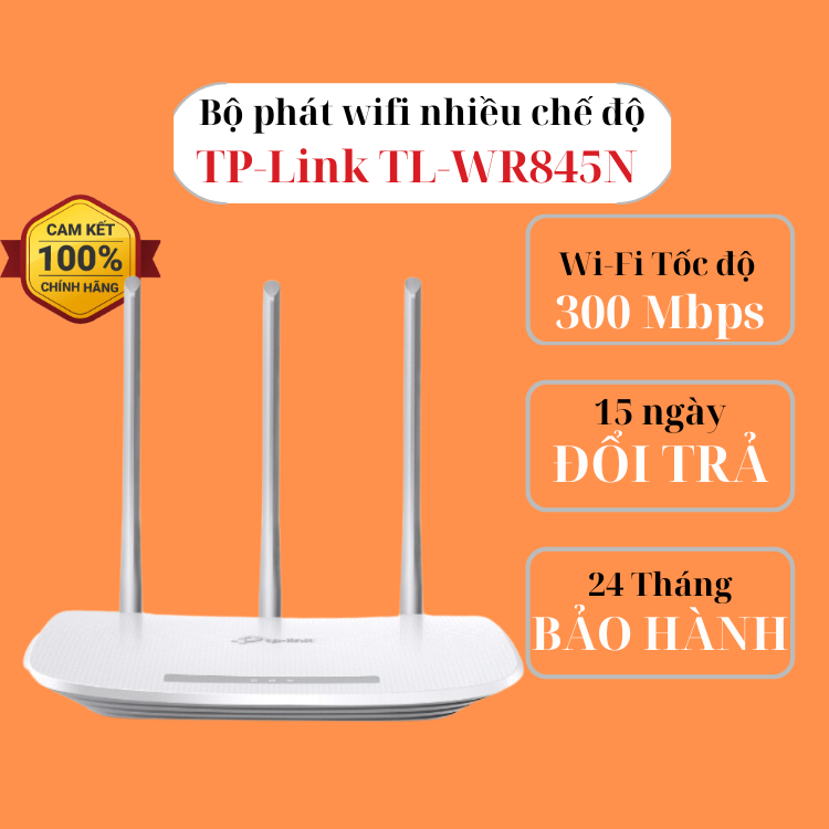 Bộ Phát Wifi TP-Link TL-WR845N Chuẩn N 300Mbps | Shopee Việt Nam