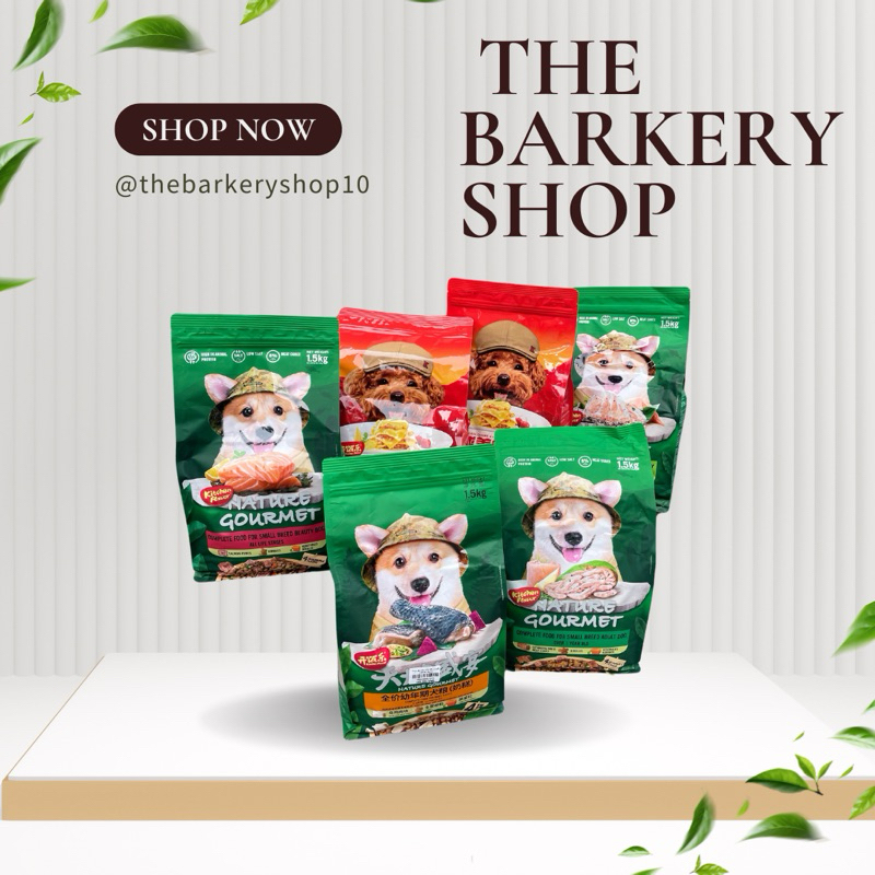 [The Barkery Shop] Thức ăn hạt cho chó Kitchen Flavor Nature Gourmet 1 ...