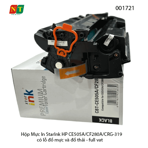 Hộp Mực In StarInk HP CE505A/CF280A/CRG-319 (Hộp mực 05A - 80A) - Có lỗ đổ mực và đổ thải- Chính ...
