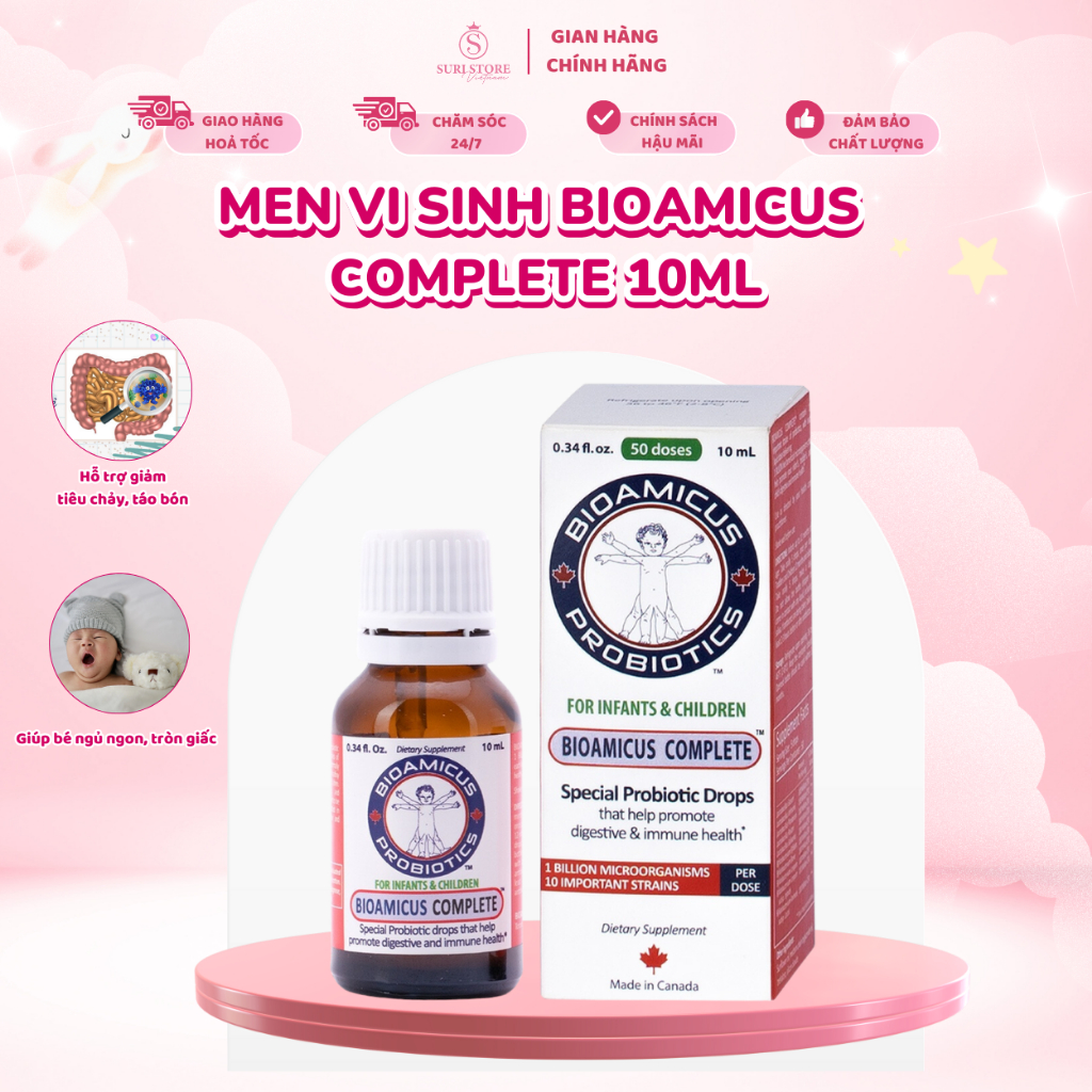 Men vi sinh Bioamicus Complete 10ml | Shopee Việt Nam