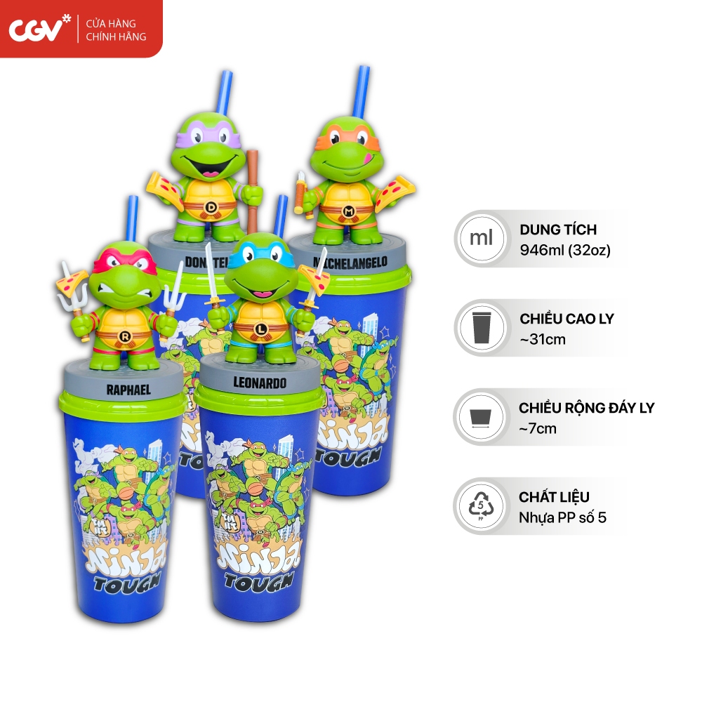 Ly cốc nước Ninja CGV Cinemas Vietnam dung tích 945ml | Shopee Việt Nam