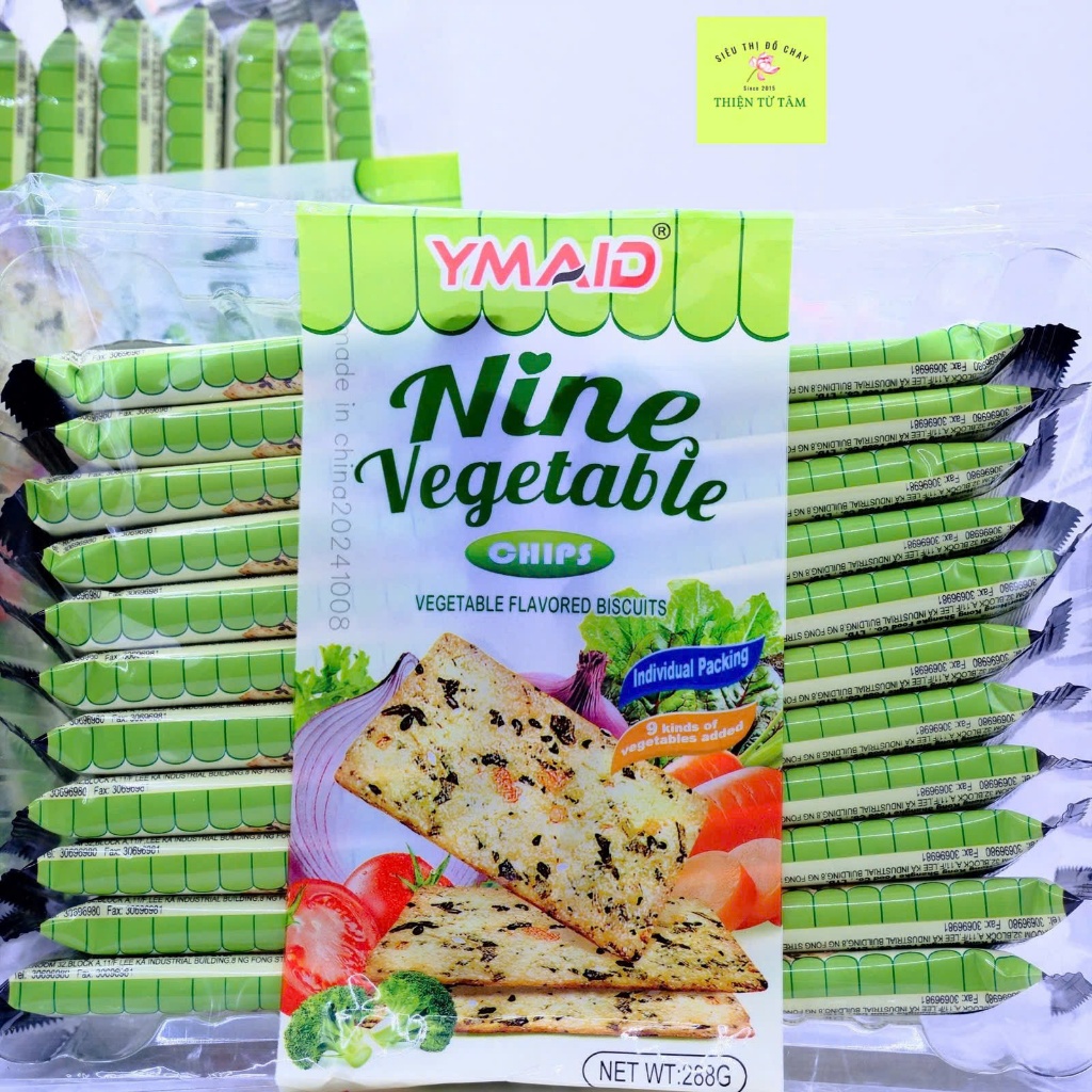 Bánh Rau Củ Ymaid Lựa Chọn Ăn Vặt Lành Mạnh Gói 288g | Shopee Việt Nam