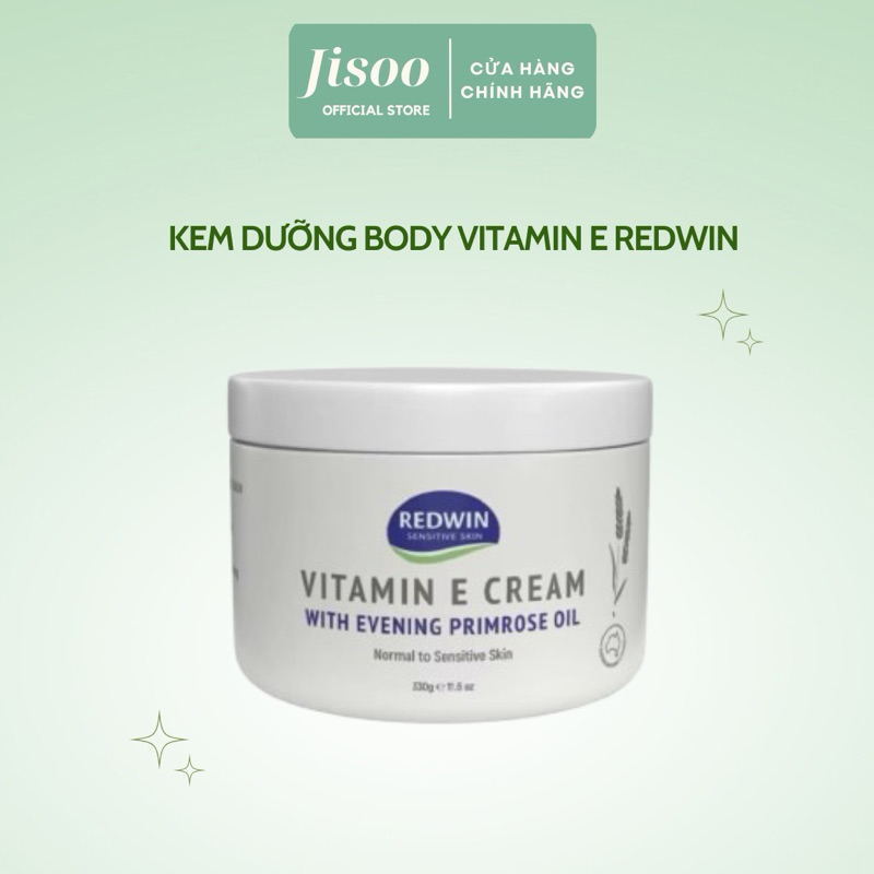 [Mẫu Mới] Kem dưỡng da body vitamin E Redwin Cream 330g dịu nhẹ dành ...