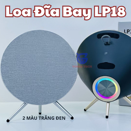 Loa Bluetooth Đĩa bay LP18 Thiết Kế Cực Đẹp, Công Suất 80W Có Kèm Quai Xách Cực Tiện Lợi. Bảo ...