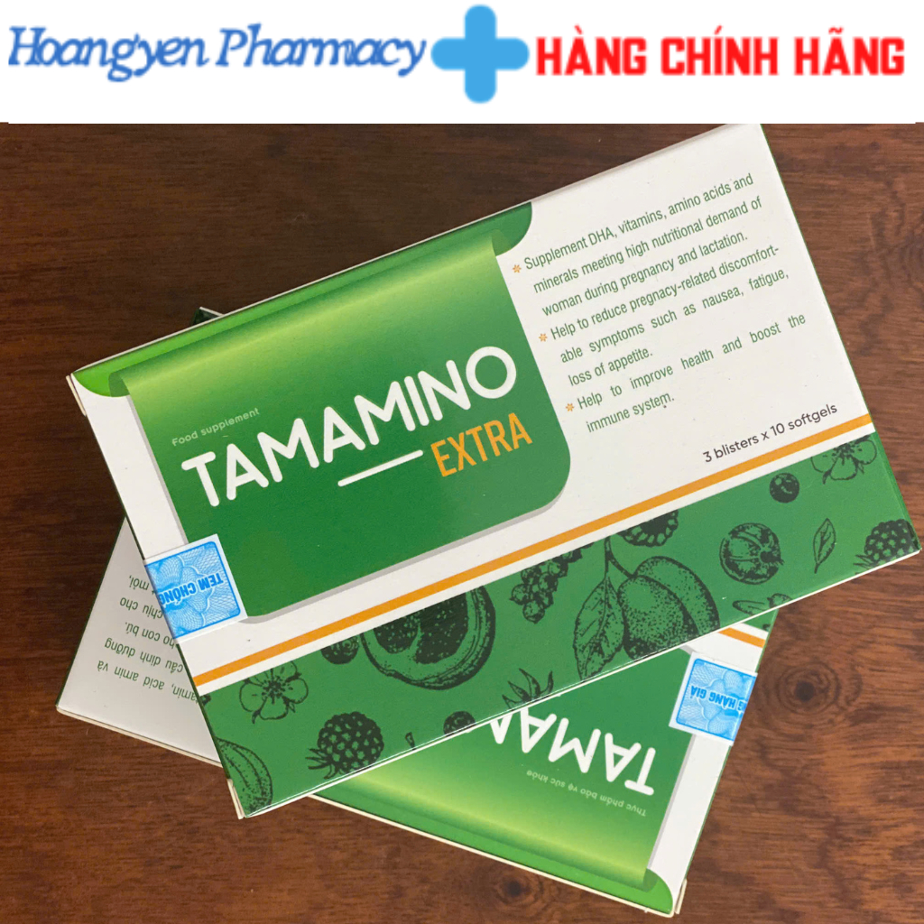 Tamamino extra Bổ sung DHA, các Vitamin, Acid amin và khoáng chất. Dành ...