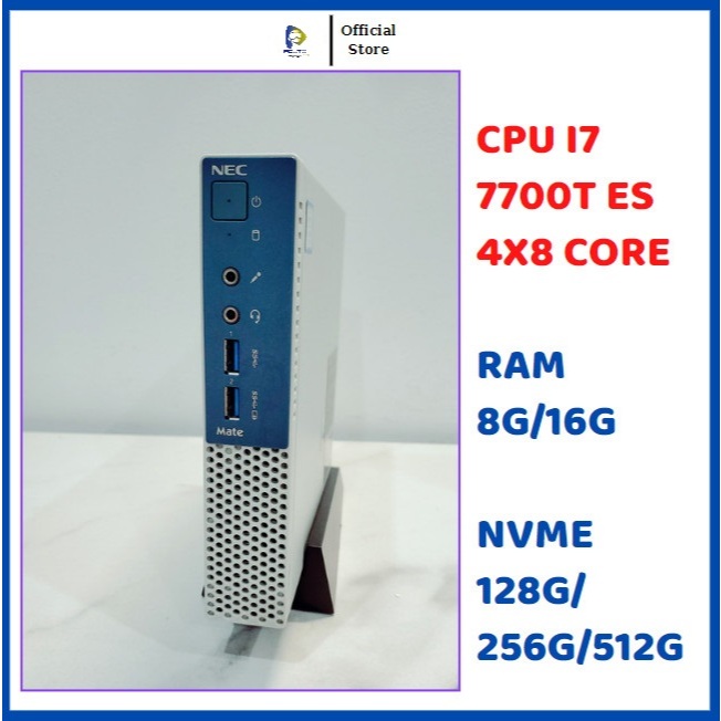 Máy tính mini pc NEC M710Q/CPU I7 8750H/XEON E2276M V6 6X12 CORE/I5 7500T/XEON 2286M LÀM VIỆC ...