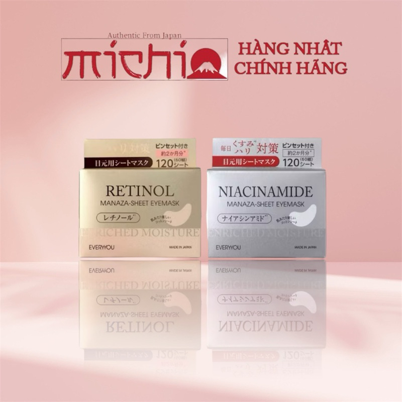 Mặt Nạ Mắt Retinol & Niacinamide Manaza-Sheet Everydayyou Nội Địa Nhật ...