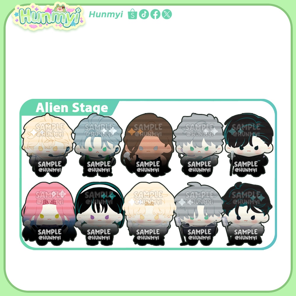 [Alien Stage] GACHA/Ngẫu Nhiên Standee mini 3cm bé xíu | by Hunmyi ...