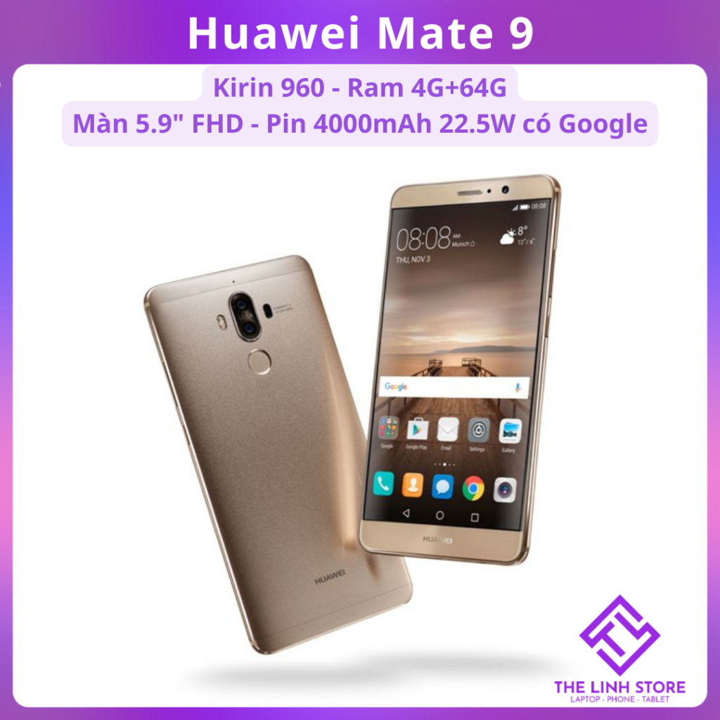 Điện thoại Huawei Mate 9 màn 5.9 inch - Kirin 960 ram 4G 64G | Shopee Việt Nam