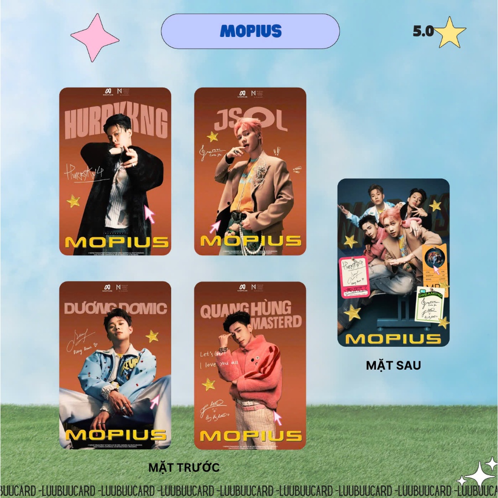 [UNOFF] Card bo góc TEAM MOPIUS - Card Bo Góc Unofficial - Cán nhám 2 ...