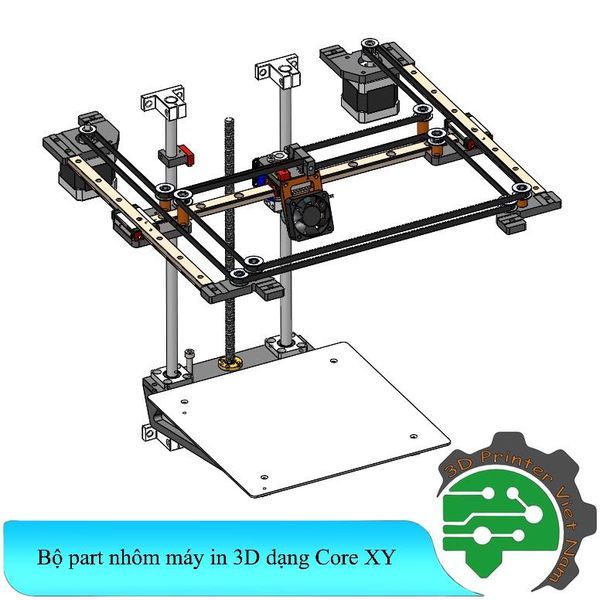 Bộ part nhôm build máy in 3D dạng Core XY khổ 200x200 hoặc 300x300 ...