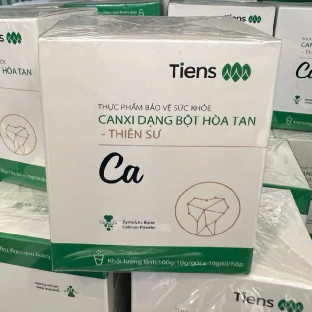 Canxi Tiens Thiên Sư dạng bột hoà tan giúp bổ sung canxi hữu cơ hộp 10 ...