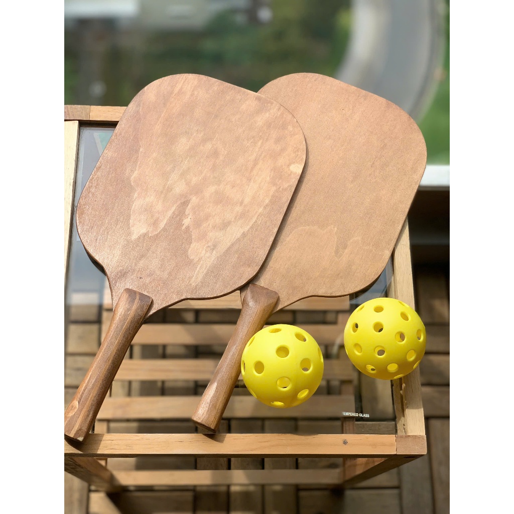 Combo 2 vợt pickleball, vợt tập ở nhà, tặng kèm 2 bóng pickleball ...