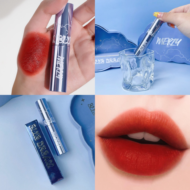 [VER BLUE DREAM] SON KEM MERZY V6 LIMITED VELVET TINT | Shopee Việt Nam