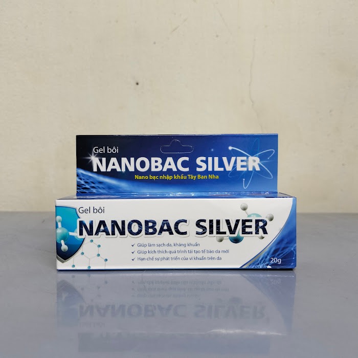 Gel Nanobac silver bôi thủy đậu, chân tay miệng, zona Kem bôi đa năng ...