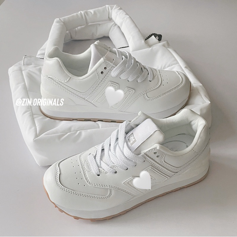 [Full Box] Giày Thể Thao N.B 574 Trắng Loại 1 | Shopee Việt Nam