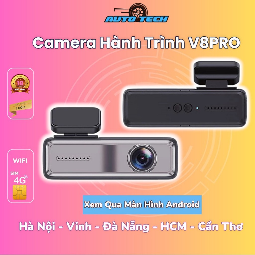 Camera hành trình V9 PRO - V8 PRO - V7 PRO tích hợp màn android 1080p ...