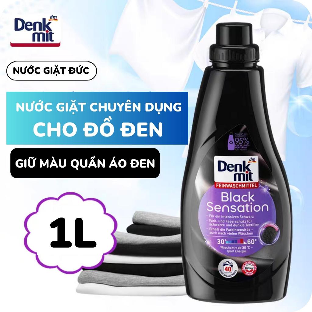 Nước Giặt Chuyên Dụng Cho Đồ Đen Denkmit 1L, Bảo Vệ Sợi Vải, Giữ Màu ...