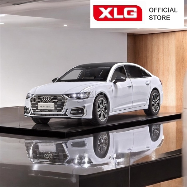Mô hình xe New Audi A6L 1:24 có đèn âm thanh bằng hợp kim | Shopee Việt Nam