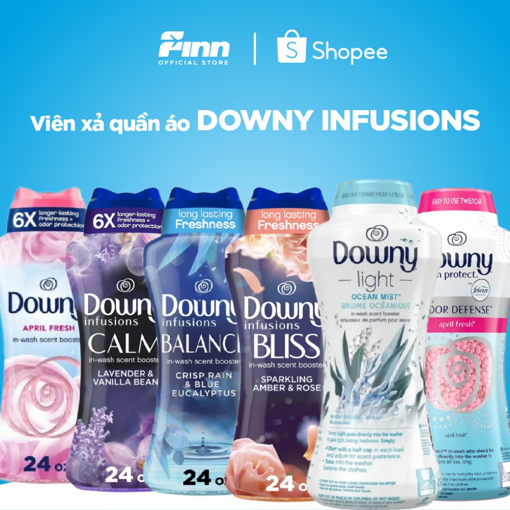 [BILL MỸ ĐI AIR]_Viên xả quần áo DOWNY INFUSIONS 680g - 963g (Chai) | Shopee Việt Nam