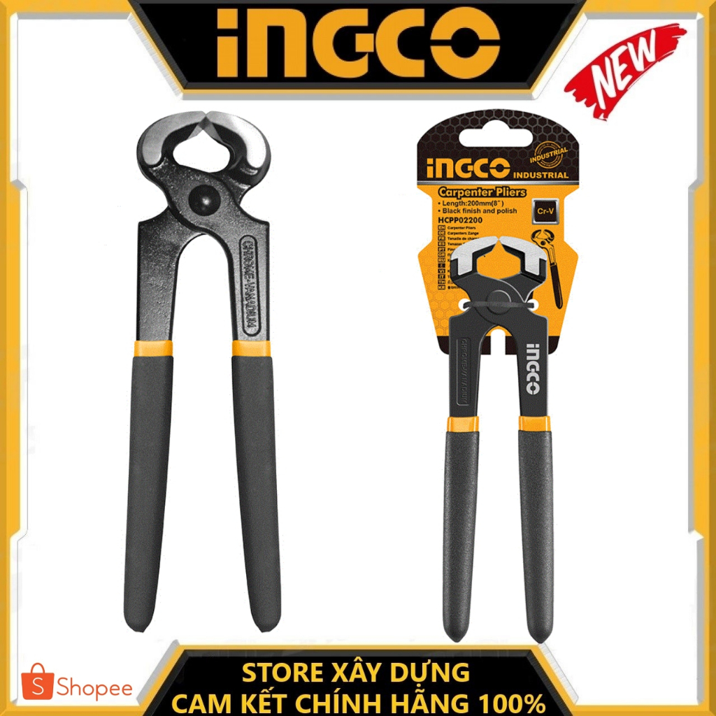 KÌM CÀNG CUA ĐẦU LỚN 8" INGCO HCPP02200 - HÀNG CHÍNH HÃNG | Shopee Việt Nam