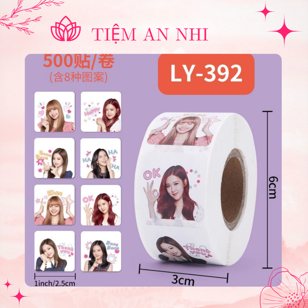 Lẻ 100 Sticker Blackpink Siêu Xinh Dùng Để Dán Trang Trí Điện Thoại ...