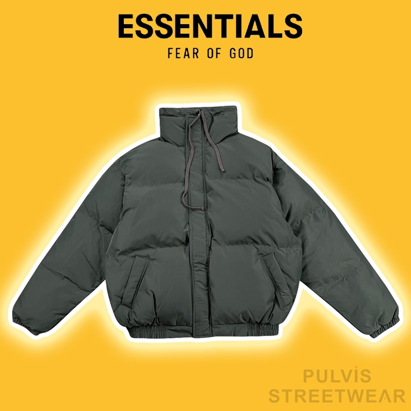 ⚡️[Hight Quality] - Áo phao FOG Fear of God ESSENTIALS Puffer Jacket (Navy), áo khoác phao FOG ...