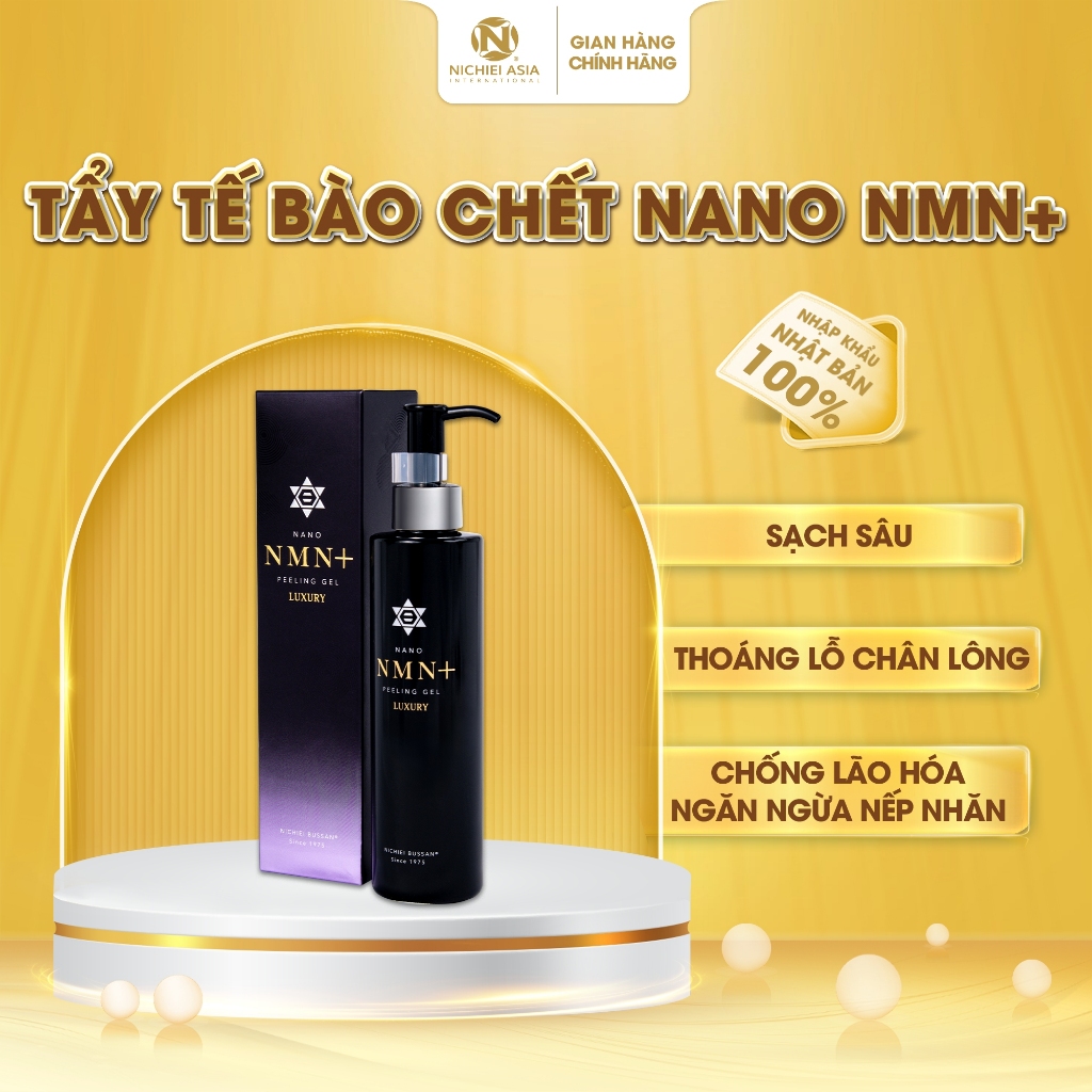 Tẩy Tế Bào Chết Nano NMN - Làm Sạch Sâu, thông thoáng lỗ chân lông - Nichiei Asia | Shopee Việt Nam