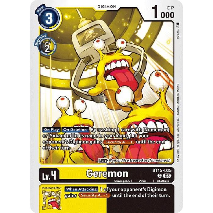 Thẻ Bài Digimon Mã BT15-035 - Geremon - Digimon - Common | Shopee Việt Nam