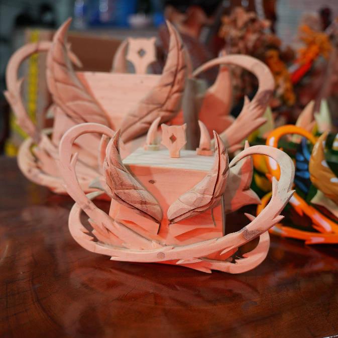 Blox Fruits Mô Hình Trái Ác Quỷ Dragon Rework V2 Bằng Gỗ Handmade Đồ ...