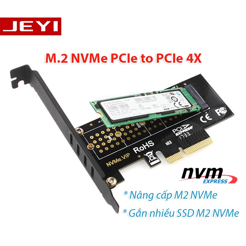 Card PCI E to M2. NVME Adapter - Chính hãng JEYI | Shopee Việt Nam