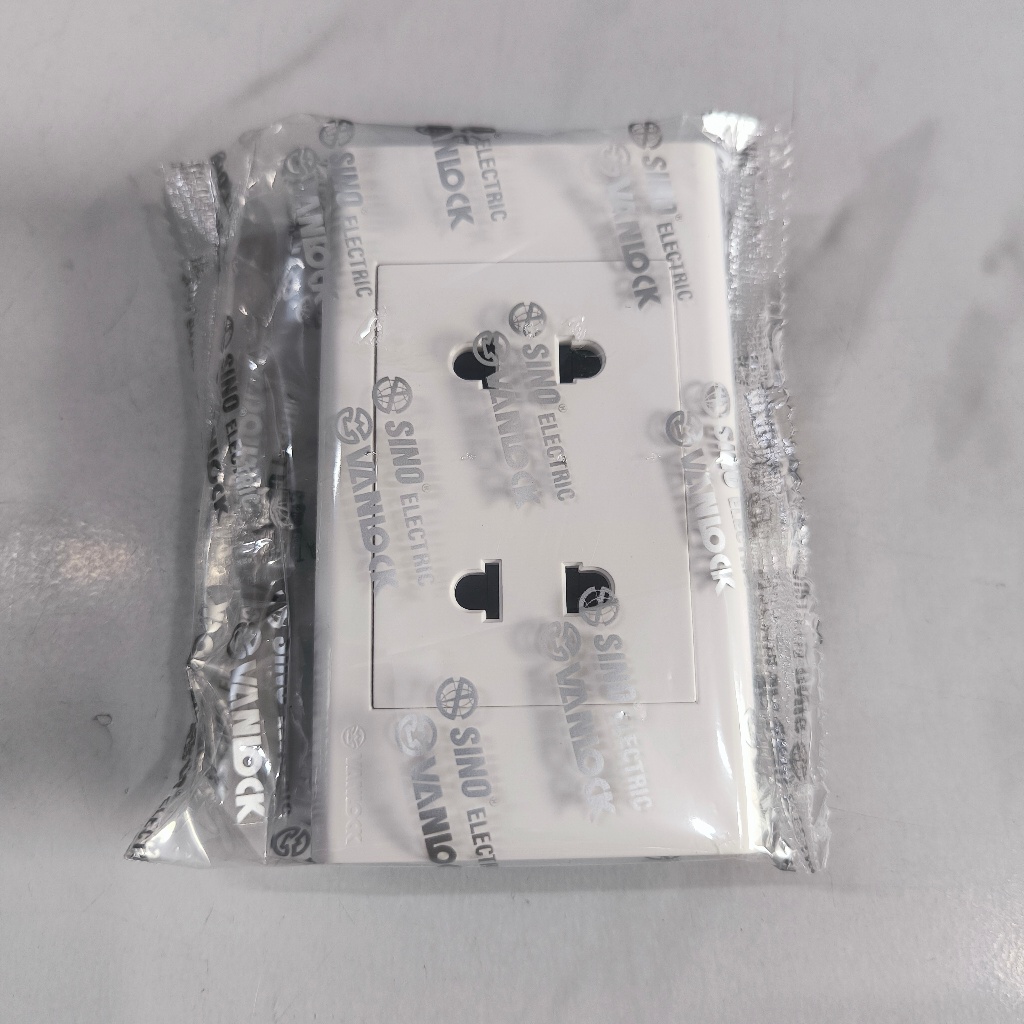 Ổ cắm đôi 2 chấu S18U2 - SINO VANLOCK | Shopee Việt Nam