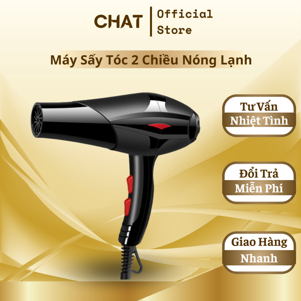 Máy Sấy Tóc Công Suất 3500W Thiết Kế 2 Chiều Nóng Lạnh Sấy Nhanh Chóng Chuẩn Salon TVQ Store ...