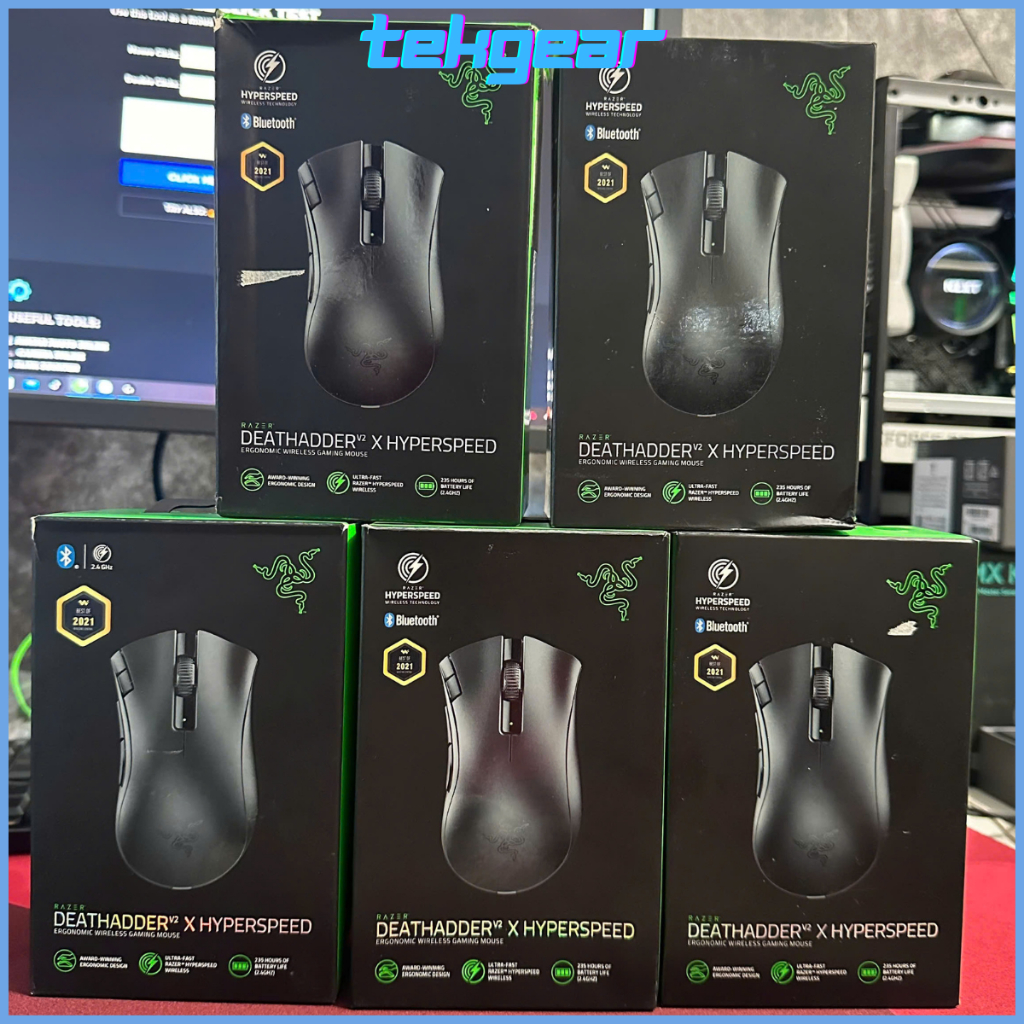 [LIKE NEW] Chuột Razer DeathAdder V2 X | 2.4GHz và Bluetooth | 14000 DPI | Da V2 X Hyper Chính ...