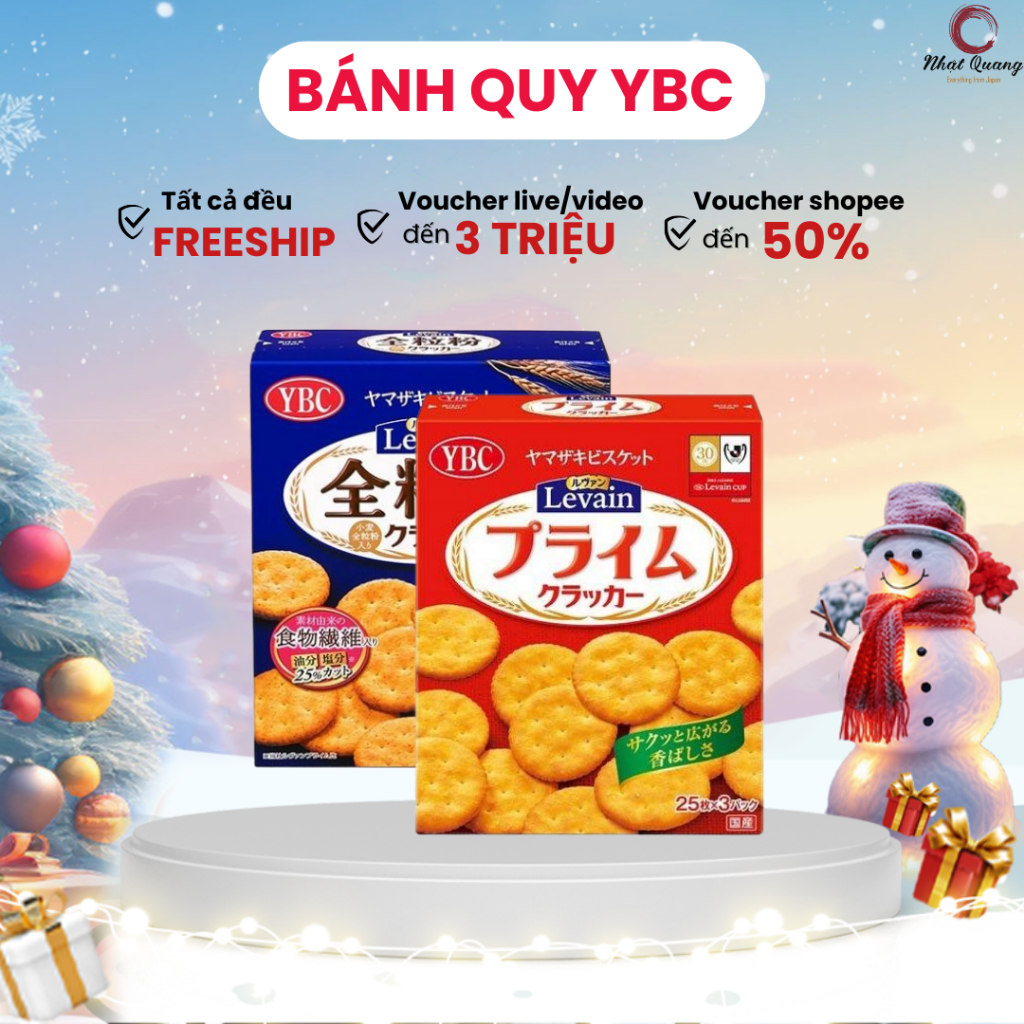 Bánh quy YBC Levain Prime Nhật Bản (75 cái/hộp) | Shopee Việt Nam