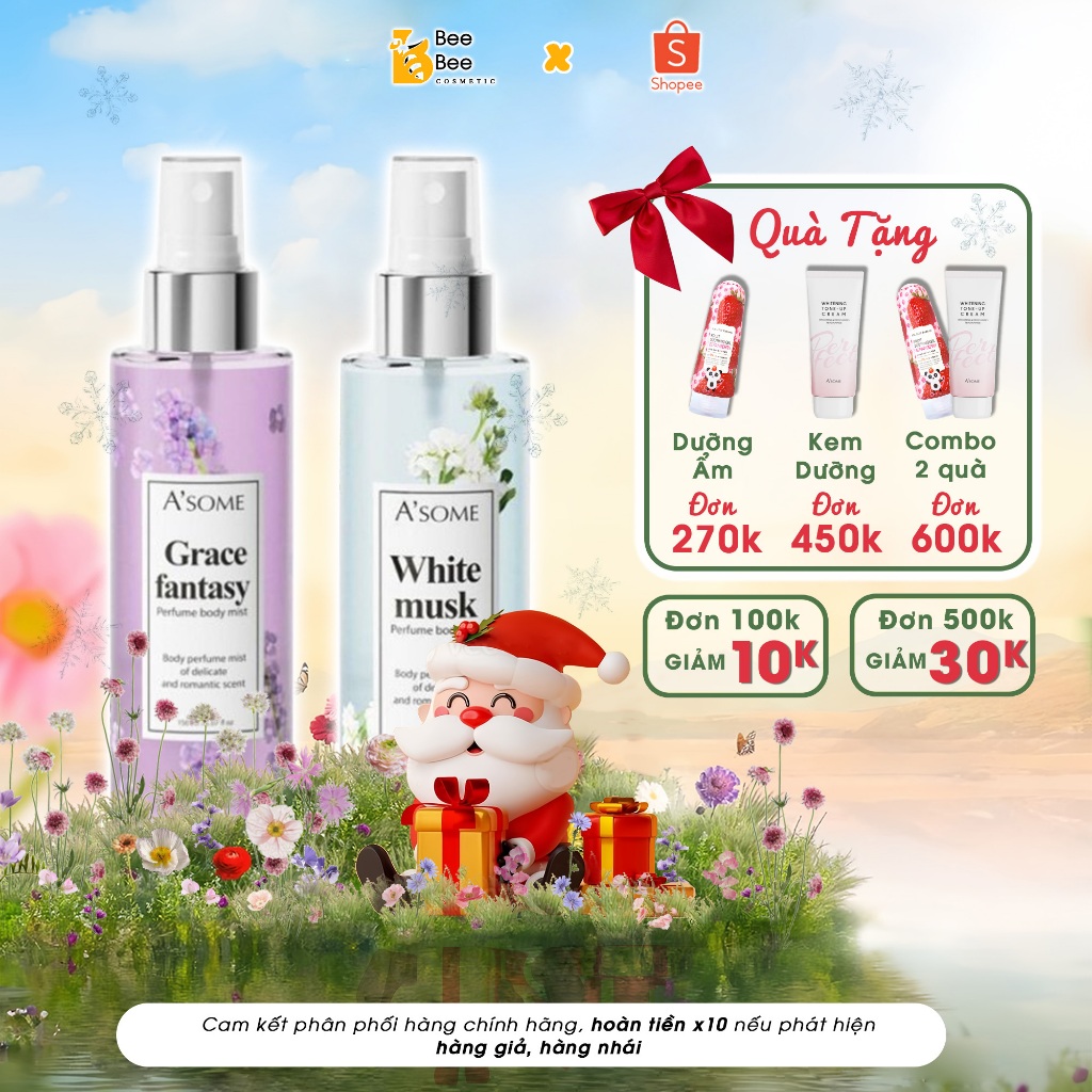 Xịt Thơm Body Mist A'SOME Perfume Body Mist 150ml | Shopee Việt Nam