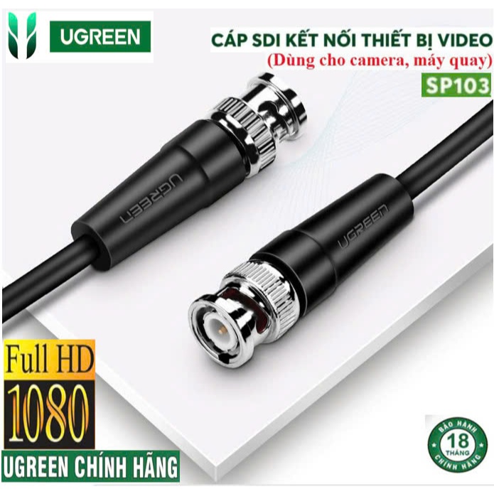 Cáp SDI Ugreen 50925 50926 50927 50928 SP103 (dùng camera, máy quay ...