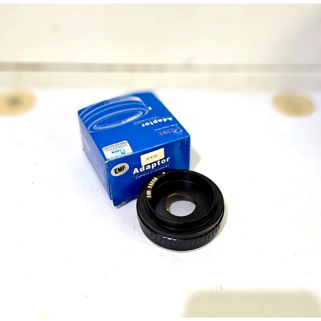 Ngàm chuyển từ lens Sony A mount qua body Canon Eos có chip báo nét ...