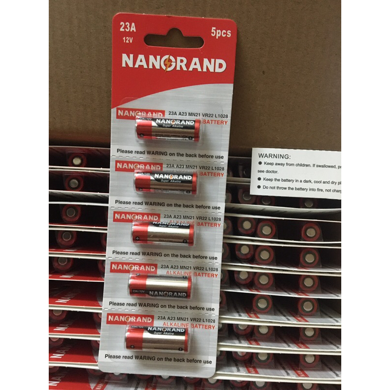 Pin cửa cuốn 12V 23A Hãng NANGRAND xịn [ vỉ 5 pin] | Shopee Việt Nam