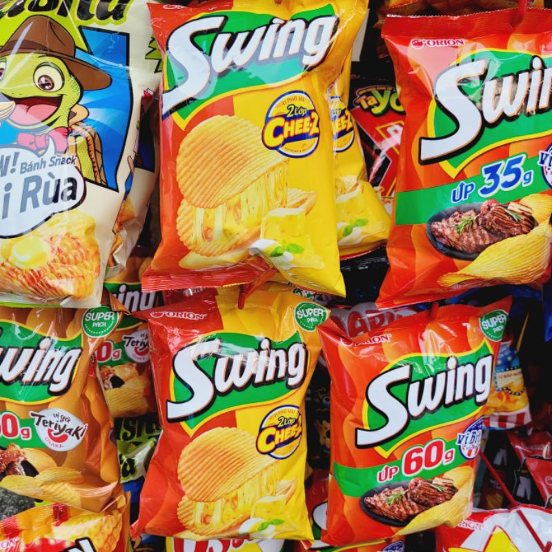 Bim bim Swing vị gà, bò bít tết, cheez | Shopee Việt Nam