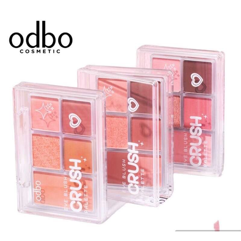 Bảng phấn mắt và má hồng ODBO Eye Blush CRUSH ODS04 | Shopee Việt Nam