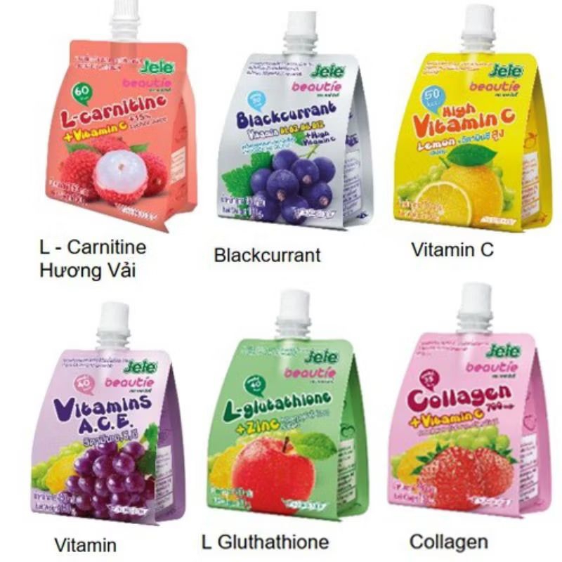Thùng Nước ép thạch trái cây jele thái lan 36 bịch 150ml | Shopee Việt Nam