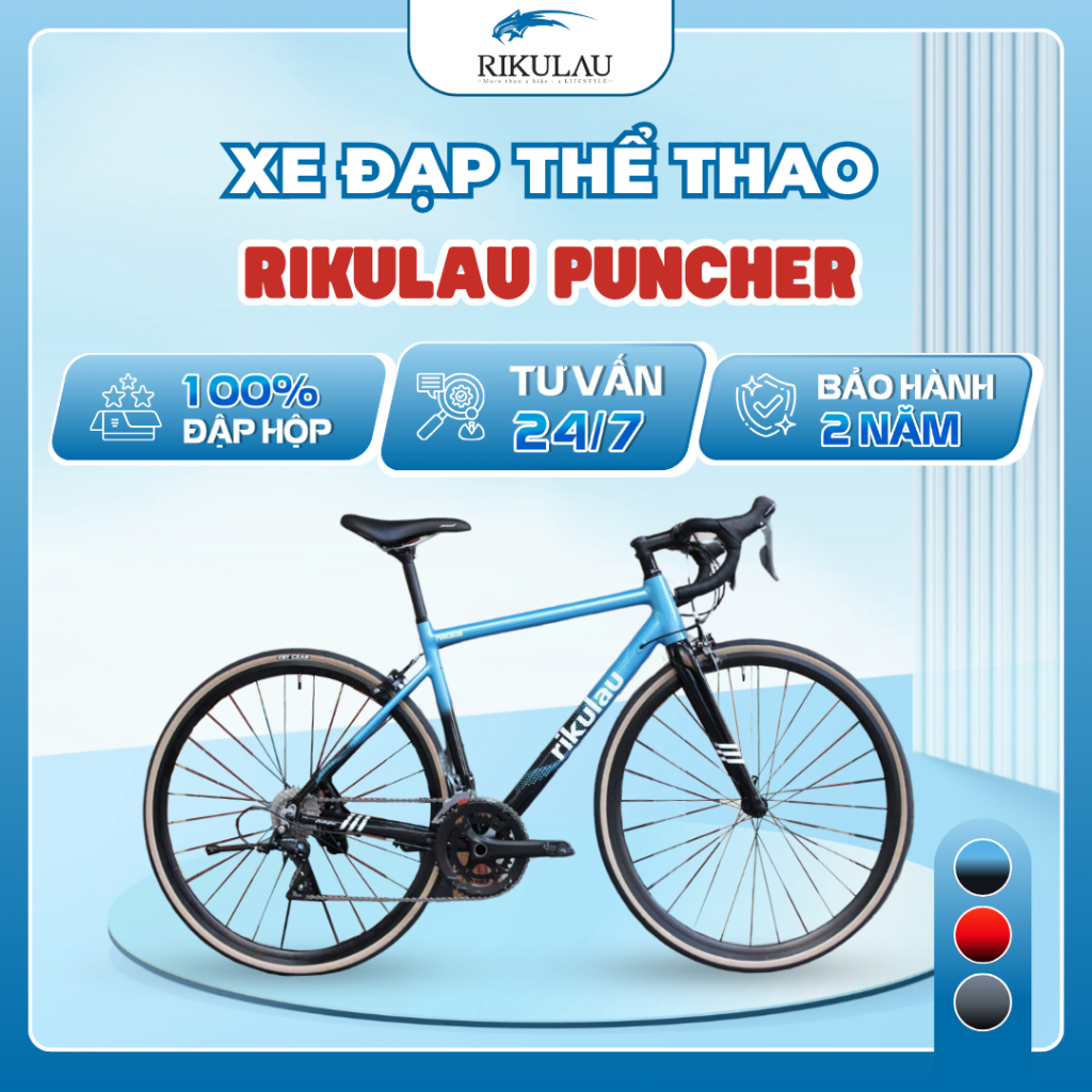Xe đạp đua RIKULAU PUNCHER A04 | Shopee Việt Nam