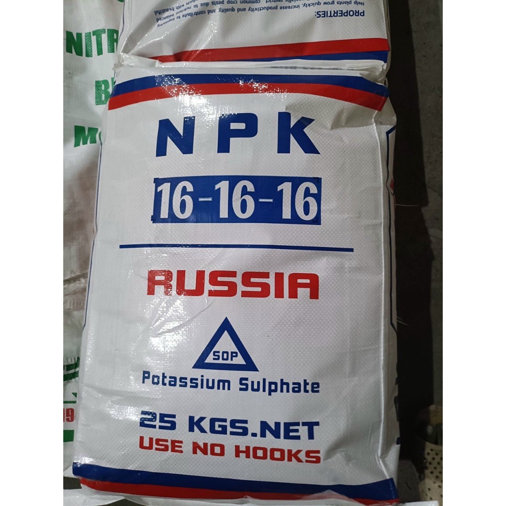 1KG Phân bón NPK 16-16-16 nhập Nga. Công nghệ tháp cao tan nhanh | Shopee Việt Nam