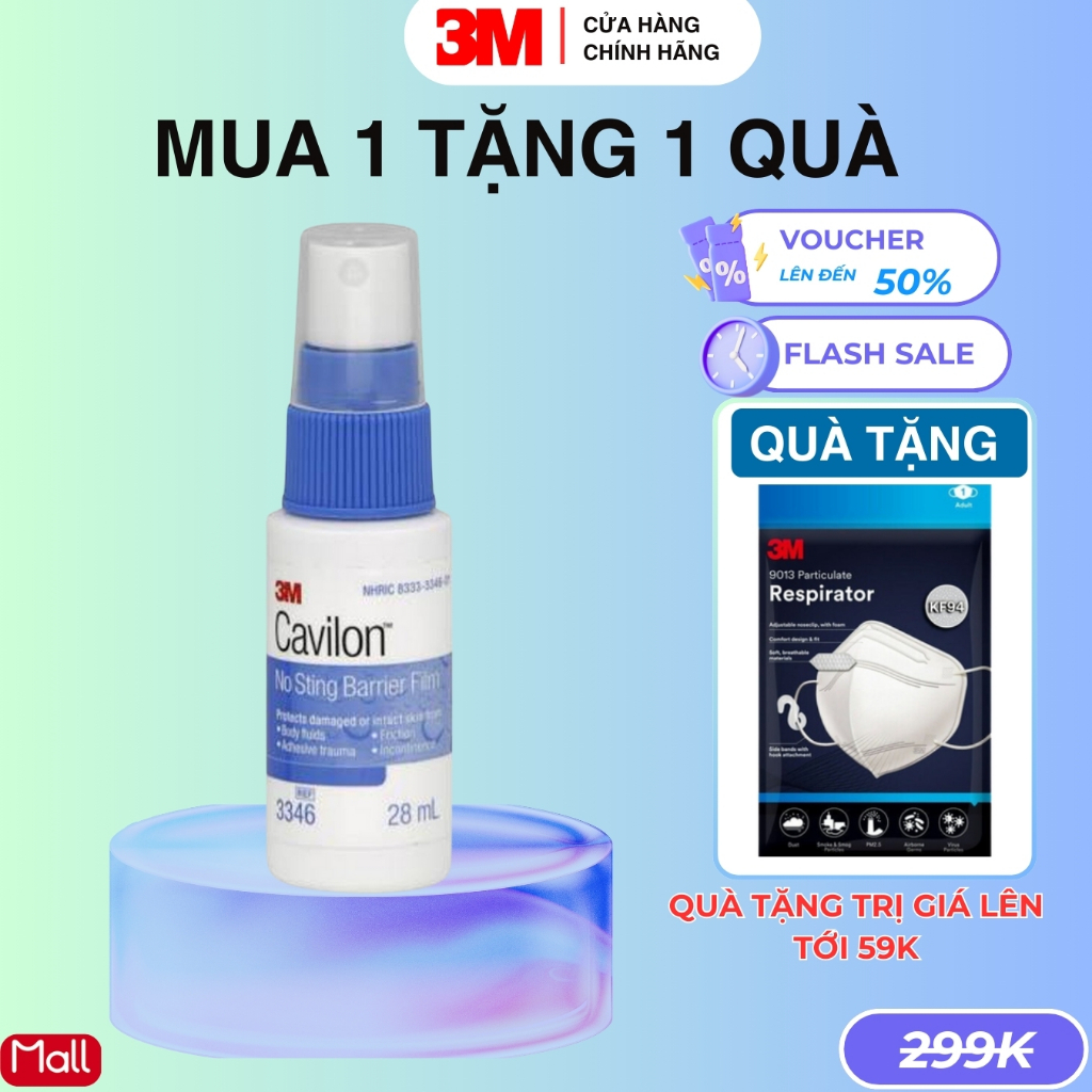 3M CAVILON DẠNG CHAI XỊT 28ML 3346E - Dung dịch hỗ trợ chống hăm/loét (chính hãng 3M) | Shopee ...