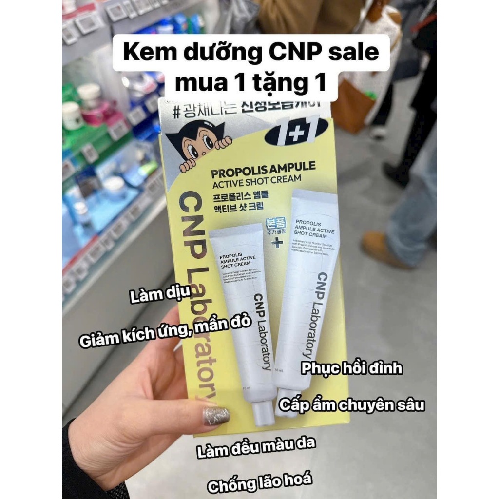 [TÁCH SET-UNBOX-75ml ] Kem dưỡng keo ong 𝗖𝗡𝗣 𝗣𝗥𝗢𝗣𝗢𝗟𝗜𝗦 𝗔𝗠𝗣𝗨𝗟𝗘 𝗔𝗖𝗧𝗜𝗩𝗘 𝗦𝗛𝗢𝗧 𝗖𝗥𝗘𝗔𝗠 | Shopee Việt Nam
