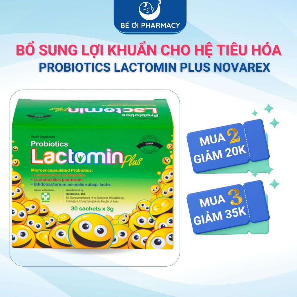 Lactomin Plus - Hỗ trợ cân bằng hệ vi sinh, giảm rối loạn tiêu hóa ...