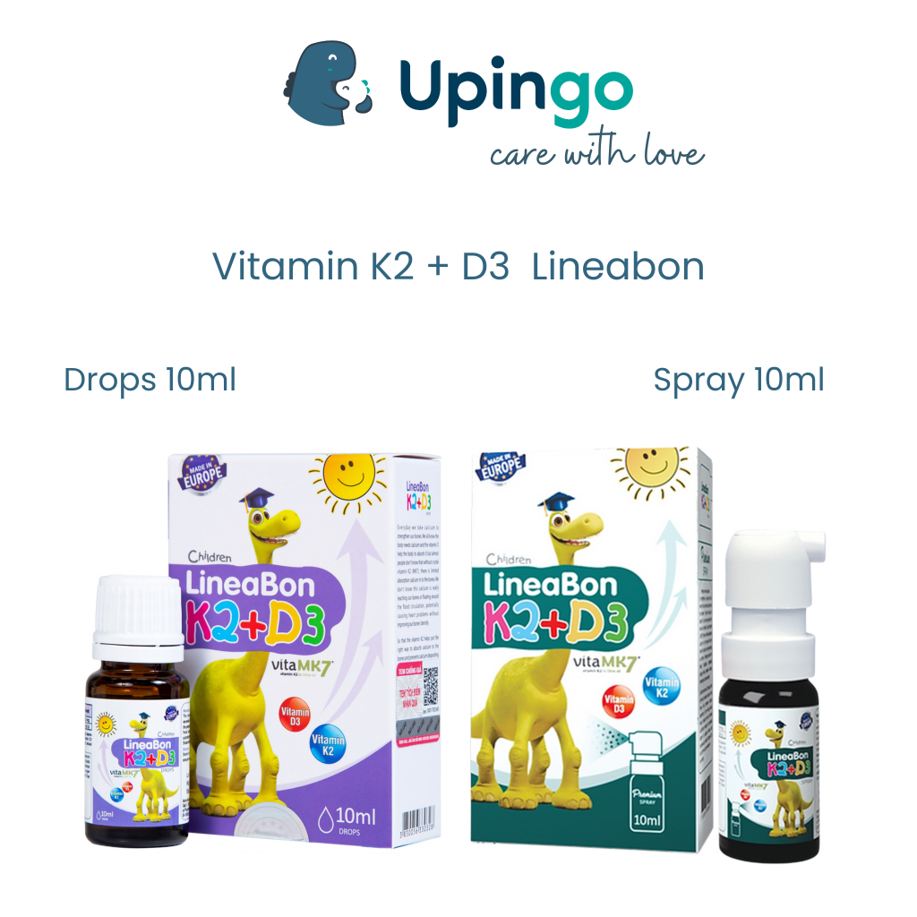 [Chính Hãng] Vitamin D3 K2 Lineabon tinh khiết giúp bé ăn ngon, tăng cao 10ml | Shopee Việt Nam